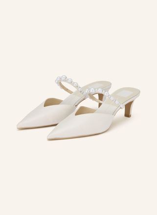 Dolce Vita Mules Kanika Mit Schmuckperlen weiss