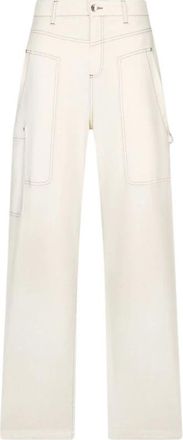 Liu Jo Femme, Pantalons, Jaune, Taille: W26 Wide Pantalons