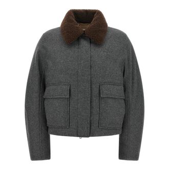 Brunello Cucinelli Jackets - - Jackets - Damen - Grau - S