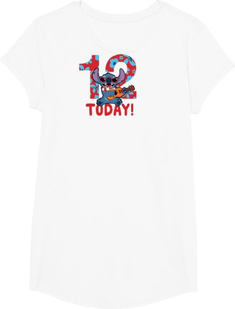 Disney Lilo & Stitch Tropical Birthday 12 Years Old Today T-Shirt