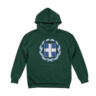 Generic Sweatshirt Gr&egrave;ce Doublure Polaire Gr&egrave;ce Embl&egrave;me National Lettres Graphiques Pull Col Rond Manches Longues Coupe Ample Sweat V&ecirc;tements Plusieurs Couleu