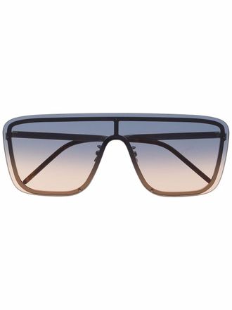 Saint Laurent Eyewear Pilotenbrille mit Farbverlauf - Gold