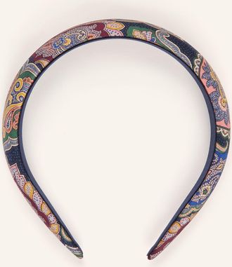 Etro Etro Haarreif Mit Seide blau
