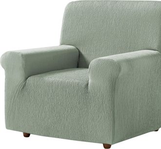 Estoralis Betina Ohrensessel-Husse, Stoff, Gr&uuml;n