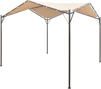 vidaXL Vidaxl - Chapiteau tente 4 x 4 m Beige Acier