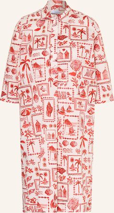 Rossana Diva Rossana Diva Hemdblusenkleid Mit 3/4-Arm rot