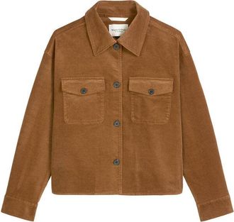 Marc O'Polo Damen Hemdjacke aus Cord