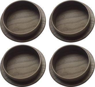 Angoily 4 Stücke Möbel Pads Kunststoff Möbel Füße Abdeckung Tischbein Bodenschutz Schrank Türkissen Couch Füße rutschfeste Bücherregalzubehör 4. 5 cm