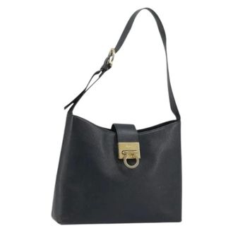 Ferragamo Sac bandouli&egrave;re Pre-owned - Femme - Pre-owned - Noir - Taille: ONE Size