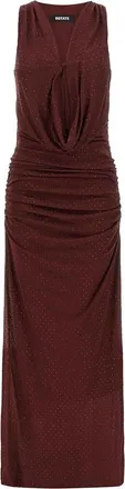 Rotate Maxikleid - Dunkelrot