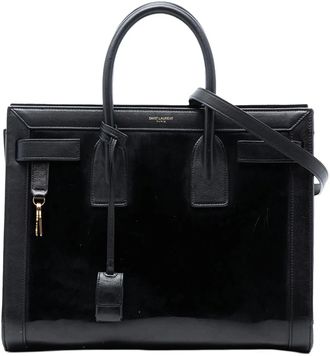 Saint Laurent Hobo Bags - Small Patent Sac De Jour Satchel - Gr. unisize - in Schwarz - f&uuml;r Damen