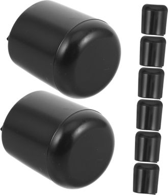 Angoily 8 Stück Teiliges Runde Kunststoff Stuhlbeinkappen Robuste Möbelbeinschoner für Stühle und Tische Geräuschdämpfend Bodenschutz gegen Kratzer Einfache M