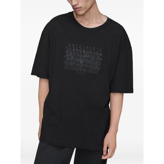 Maison Margiela Graphic Print Cotton T-Shirt - Black