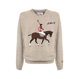 MC2 Saint Barth Herren, Strickwaren, Beige, MGr&ouml;&szlig;e
