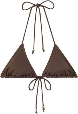 Jacquemus Femme, Maillots de bain, Brun, Taille: 42 FR Le Haut de Plage Triangle