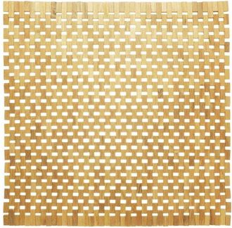 Sealskin Sealskin Woodblock Tapis de bain 60x60cm Teck marron