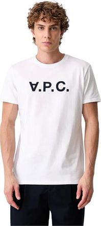 A.P.C. A.p.c., Homme, Tops, Blanc, Taille: XL T-Chemises