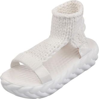 Generic Sandales Femme &eacute;t&eacute; Confortable Orthop&eacute;dique Bout Ouvert Chaussures Antid&eacute;rapant Respirantes D&eacute;Contract&eacute;Es Sandales de Plage Leger Boho Sandals Platfor