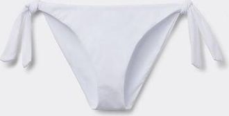 Calzedonia Bikinihose Mit Schleifen Premium Fit Wei&szlig;