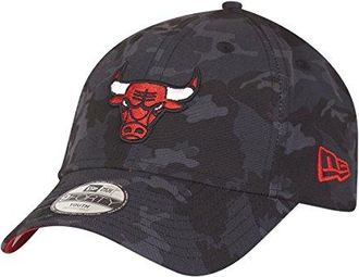 New Era 9Forty Kids Cap - Dark Camo Chicago Bulls