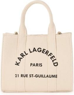 Karl Lagerfeld Sac &agrave; main K/RSG SQUARE MINI E/W TOTE en coton