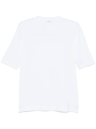 Malo T-Shirt mit rundem Ausschnitt - Wei&szlig;