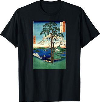 Smooth HQ Vintage Berühmte japanische Holzschnittkunst: Karo Koyama Hiroshige T-Shirt