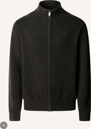 Hackett Pullover Lambswool Fzip gruen