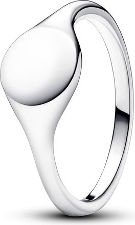 Pandora Gravierbarer Siegelring aus Sterling Silber, Moments Kollektion, Größe 58, 193093C00-58