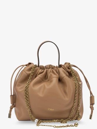 Chlo&eacute; Chlo&eacute; Icons leather crossbody bag with logo on the front - CHLOE - gender_Woman