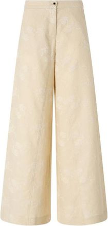 Pinko Pinko, Femme, Pantalons, Beige, Taille: 38 FR IVY Wide Pantalons