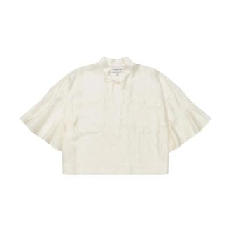 Munthe Femme, Blouses et Chemises, Beige, Taille: 42 FR Blouse