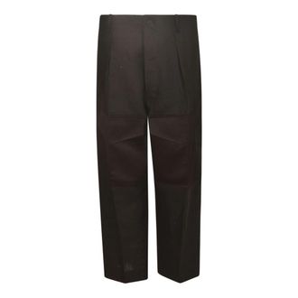 SETCHU Schwarze Hose - - Trousers - Damen - Schwarzk - L