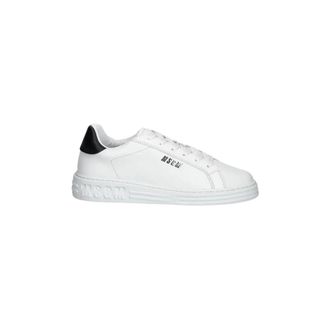 Msgm Plateau-Ledersneaker - - Shoes - Damen - Wei&szlig; - 36 EU