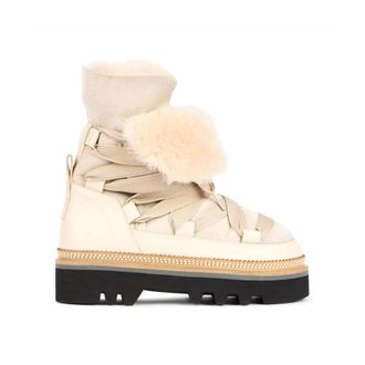 Hogan H675 After-Ski Stiefel - - Shoes - Damen - Beige - 39 1/2 EU