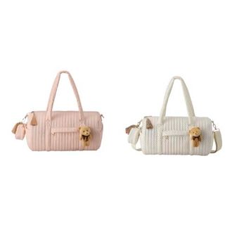 Generic Sac de voyage rembourr&eacute; pour femme avec poign&eacute;e sup&eacute;rieure et bandouli&egrave;re r&eacute;glable, sac bandouli&egrave;re tendance pour les voyages et la vie quotidienne, R