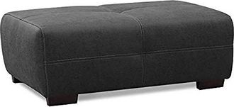 Cavadore Hocker Mavericco / XXL-Fu&szlig;bank, Sitzhocker, Polsterbank in Lederoptik / Modernes Design / Passend zu Big Sofa und Ecksofa Mavericco / 108 x 71 x 41 / 