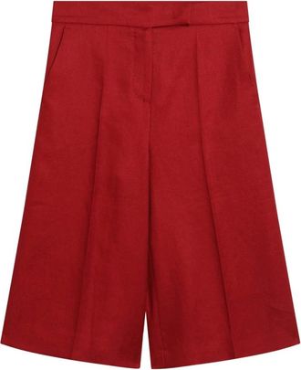 Max Mara Femme, Shorts, Rouge, Taille: 38 FR Bermuda Shorts