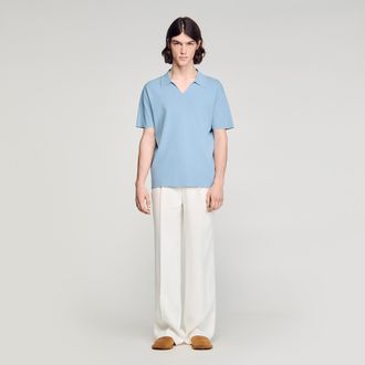 Sandro Polo en maille stretch