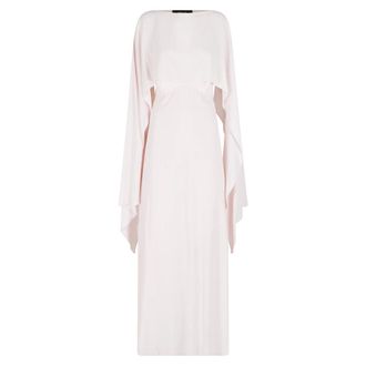 Federica Tosi Abendkleid mit eckigem Ausschnitt und Bolero aus Cr&ecirc;pe de Chine - 2-teilig - - Dresses - Damen - Rosa - M