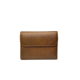 Gucci Portefeuille en cuir doccasion - Femme - Pre-owned - Brun - Taille: ONE Size