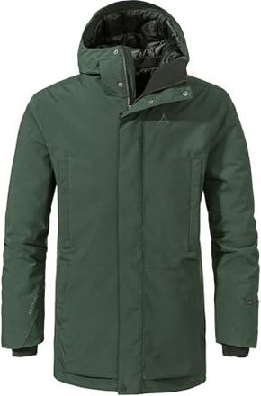 Schöffel Parka dhiver style Crivat MNS pour homme, Jade foncée., 50