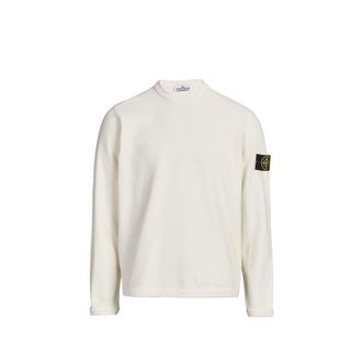 Stone Island Sweat &agrave; col rond en coton piqu&eacute;