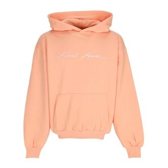 Karl Kani Aprikosen Hoodie mit K&auml;ngurutasche - - Sweatshirts & Hoodies - Herren - Orange - L