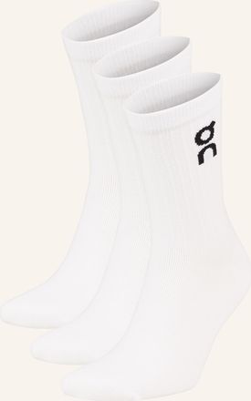 On 3er-Pack Sportsocken weiss