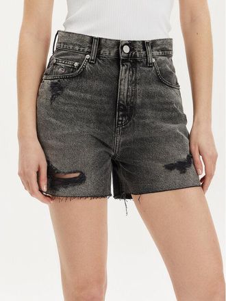 Tommy Jeans Jeansshorts DW0DW17652 Grau Mom Fit
