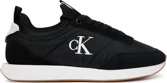 Calvin Klein Jeans Sneakers Calvin Klein Jeans Retro Runner Lace Up Sock YW0YW02060 Schwarz