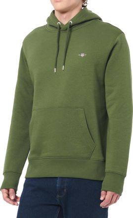 GANT Herren REG Shield Hoodie Kapuzenpullover, Country Green, L