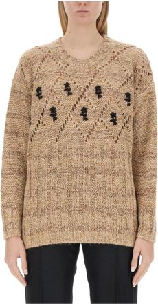 Cormio Femme, Pulls, Beige, Taille: 40 FR Jersey Coupe Oversize
