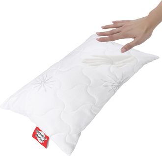 Matratzen Perfekt Nackenstützkissen Terra Med Memory - ergonomisches Kopfkissen 40x70 cm, Ideal für Seitenschläfer und Rückschläfer, orthopädisches Nacken-Kissen